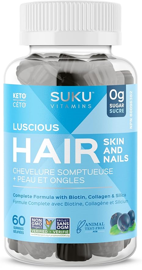 Luscious Hair, 60Gummies